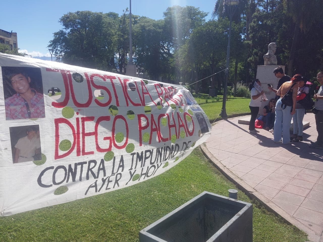 Familiares de Diego Iván Pachao exigen memoria, verdad y justicia